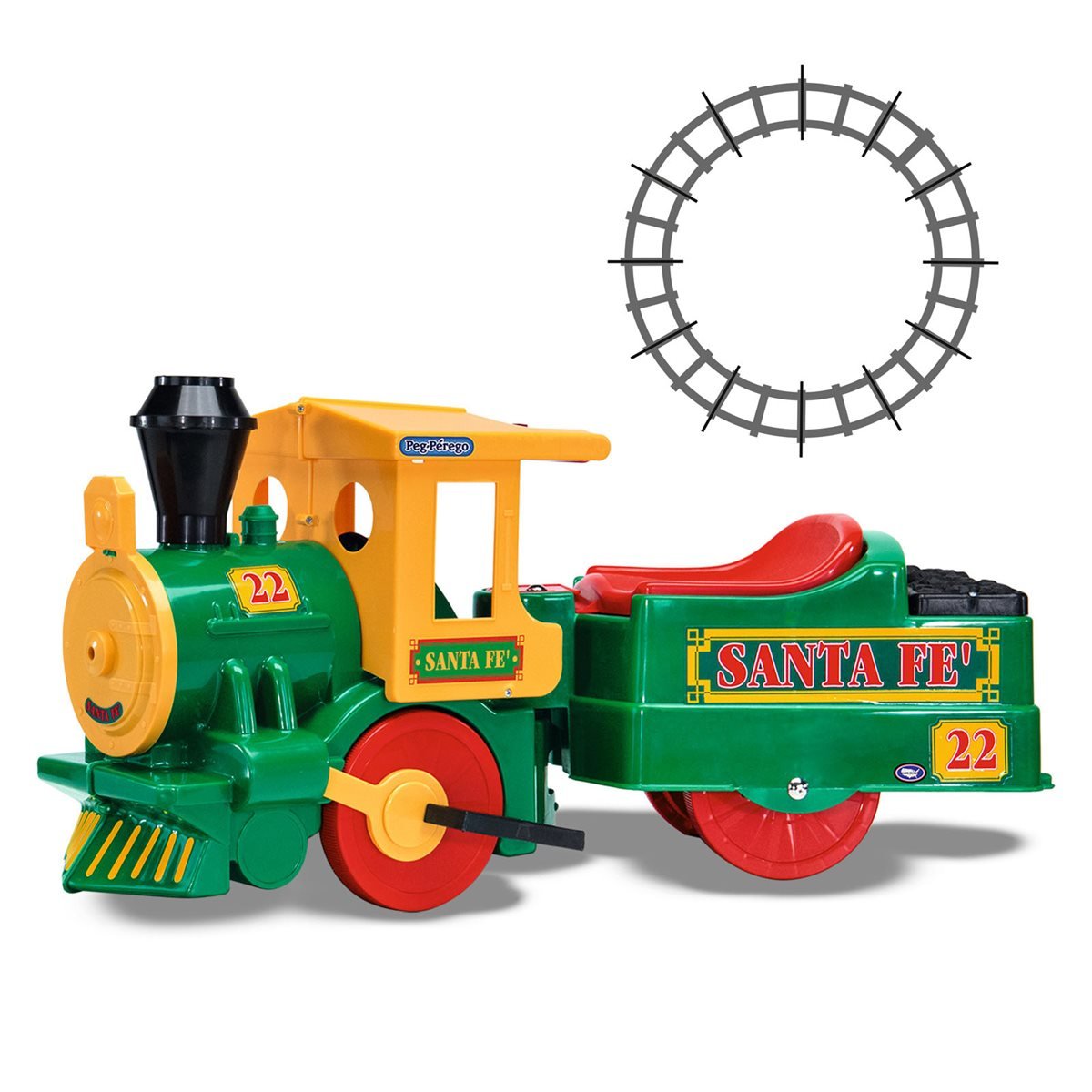 Peg Perego Santa Fe Train Ride-on - 6V | The Online Toy Shop